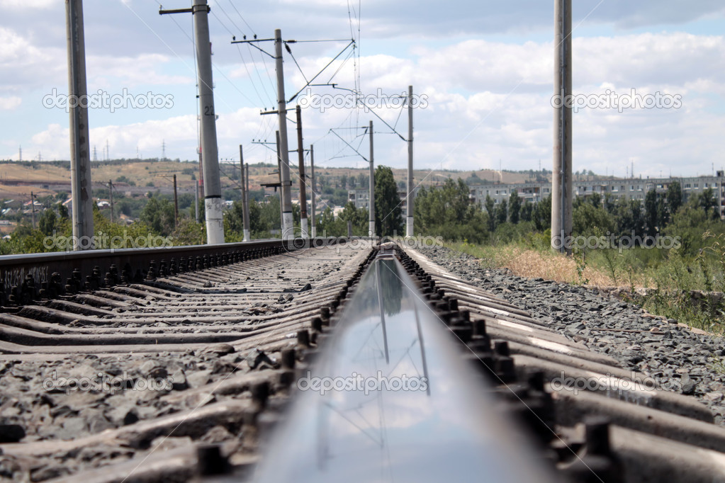 Railroad. Rails Stock Photo by ©shinobi 17344391