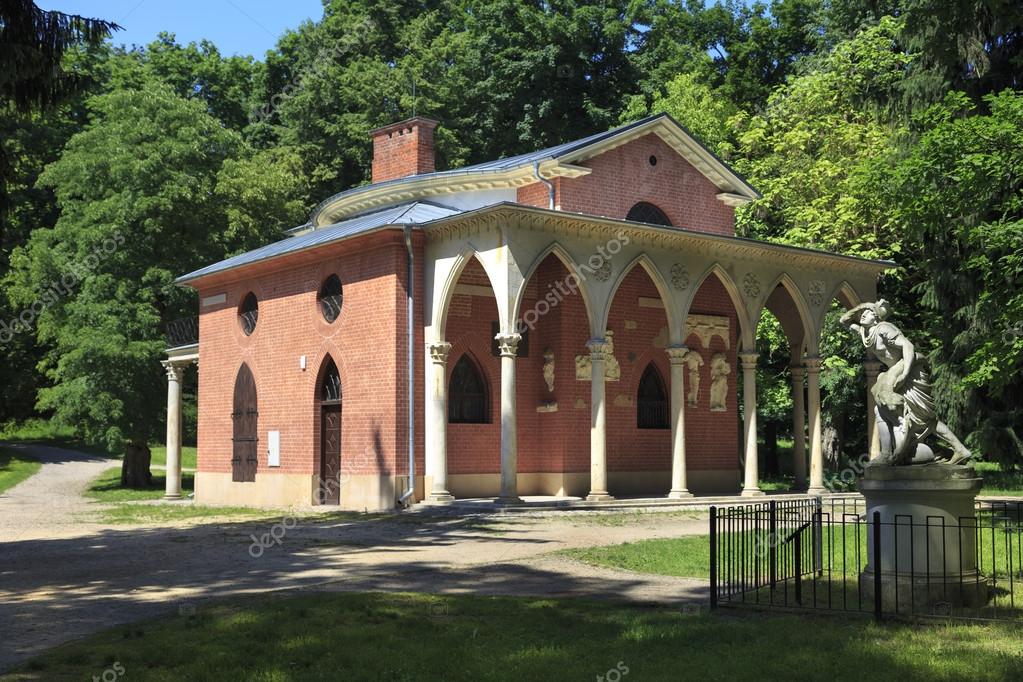 Gothic house in Romantic Park in Pulawy, Poland Stock Photo by ©markuss ...