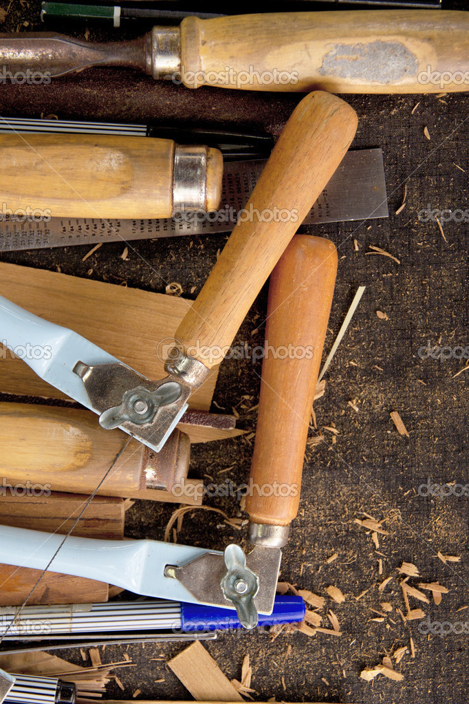 Tools-woodcraft background Stock Photo by ©ponsulak 34850759