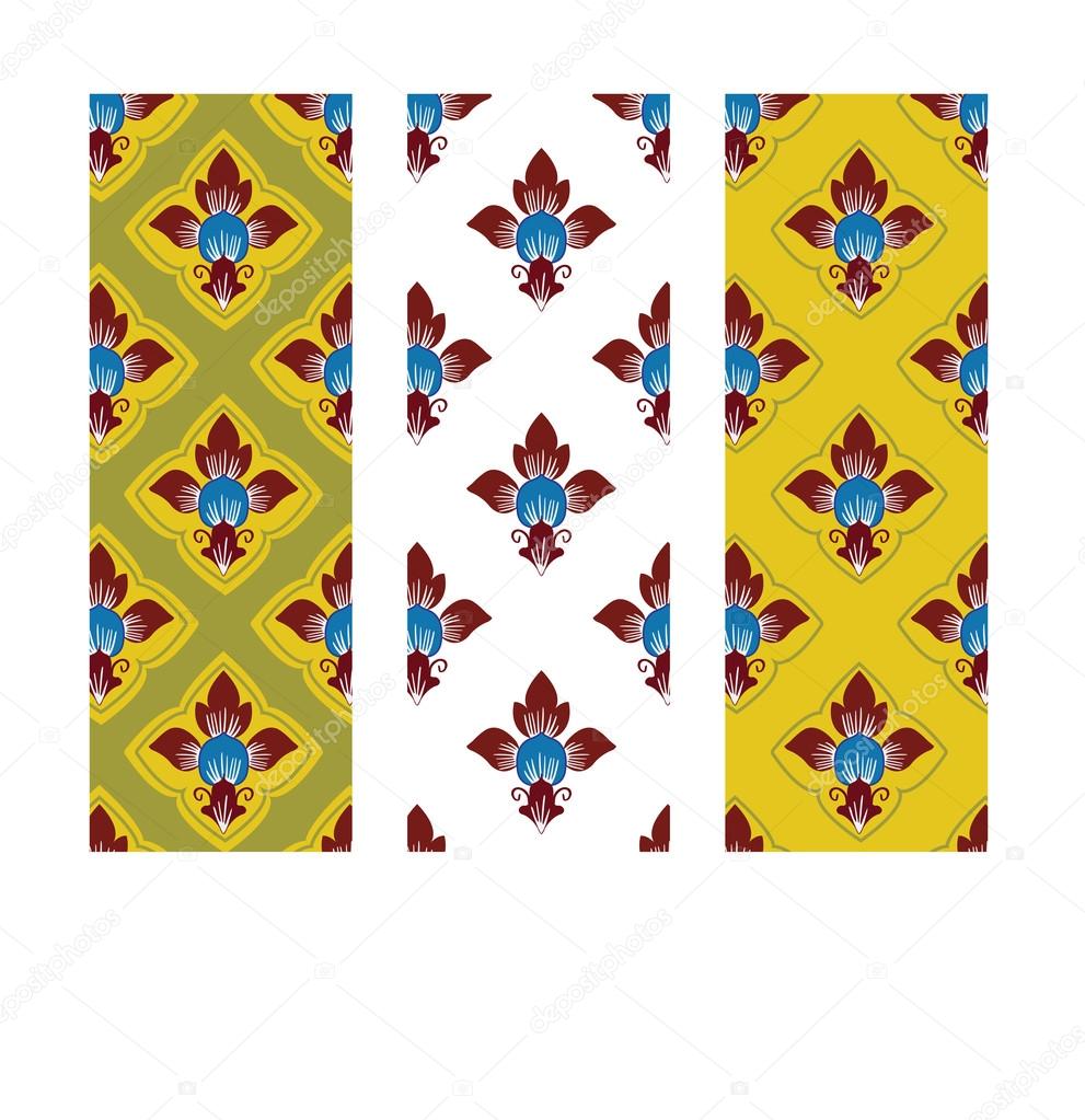 Thai traditional style art pattern in vector Stock Vector by ©ponsulak ...