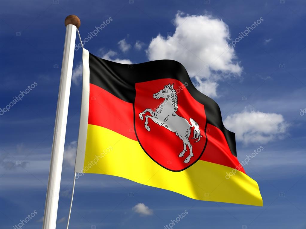 Lower Saxony Germany Flag