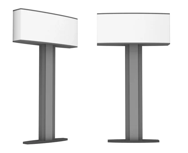 Blank Sign Tower Stock Photo by ©selensergen 71825181