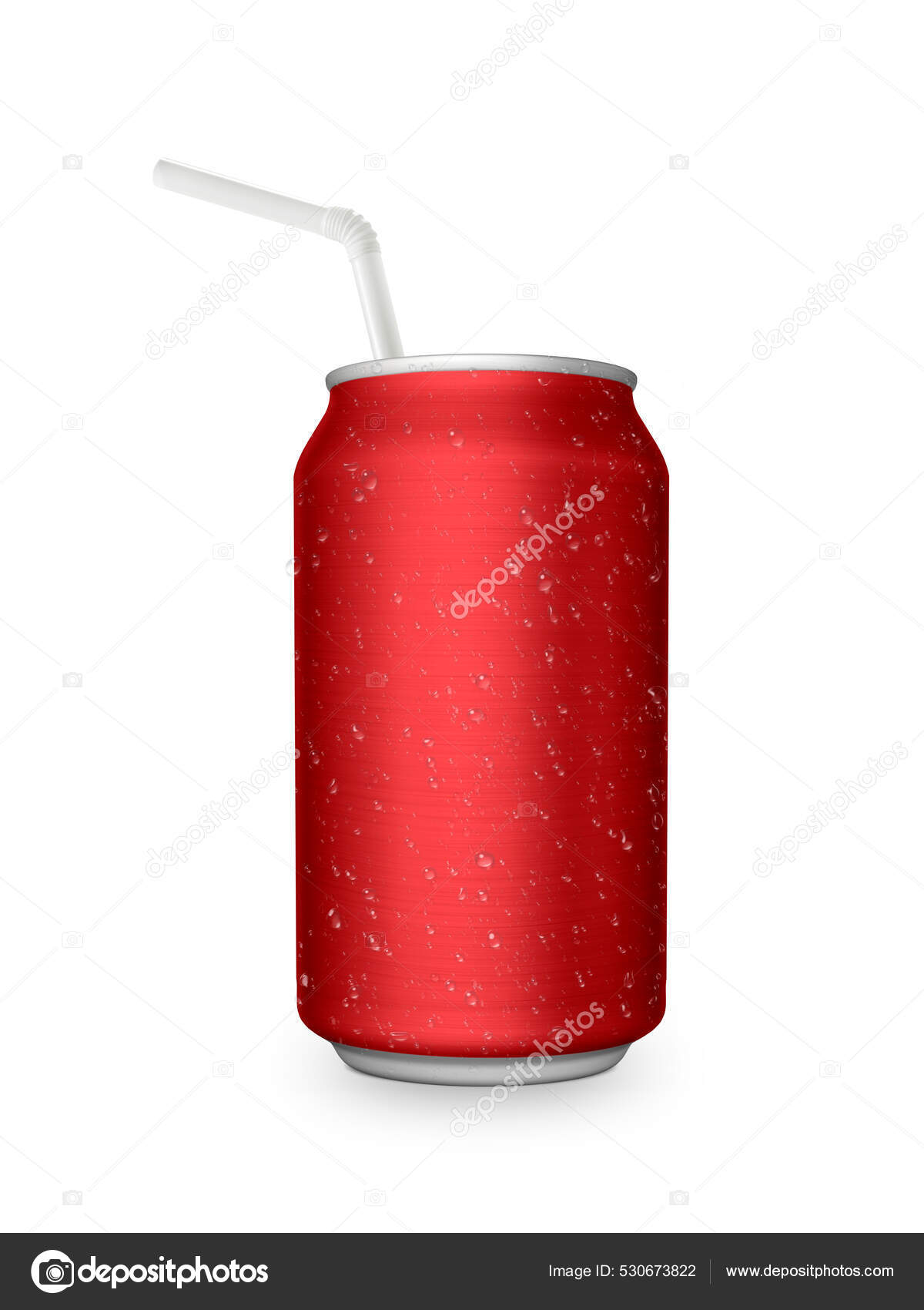 Aluminum Can Ring Pull Straw Isolated White — Stock Photo © Retouchman ...
