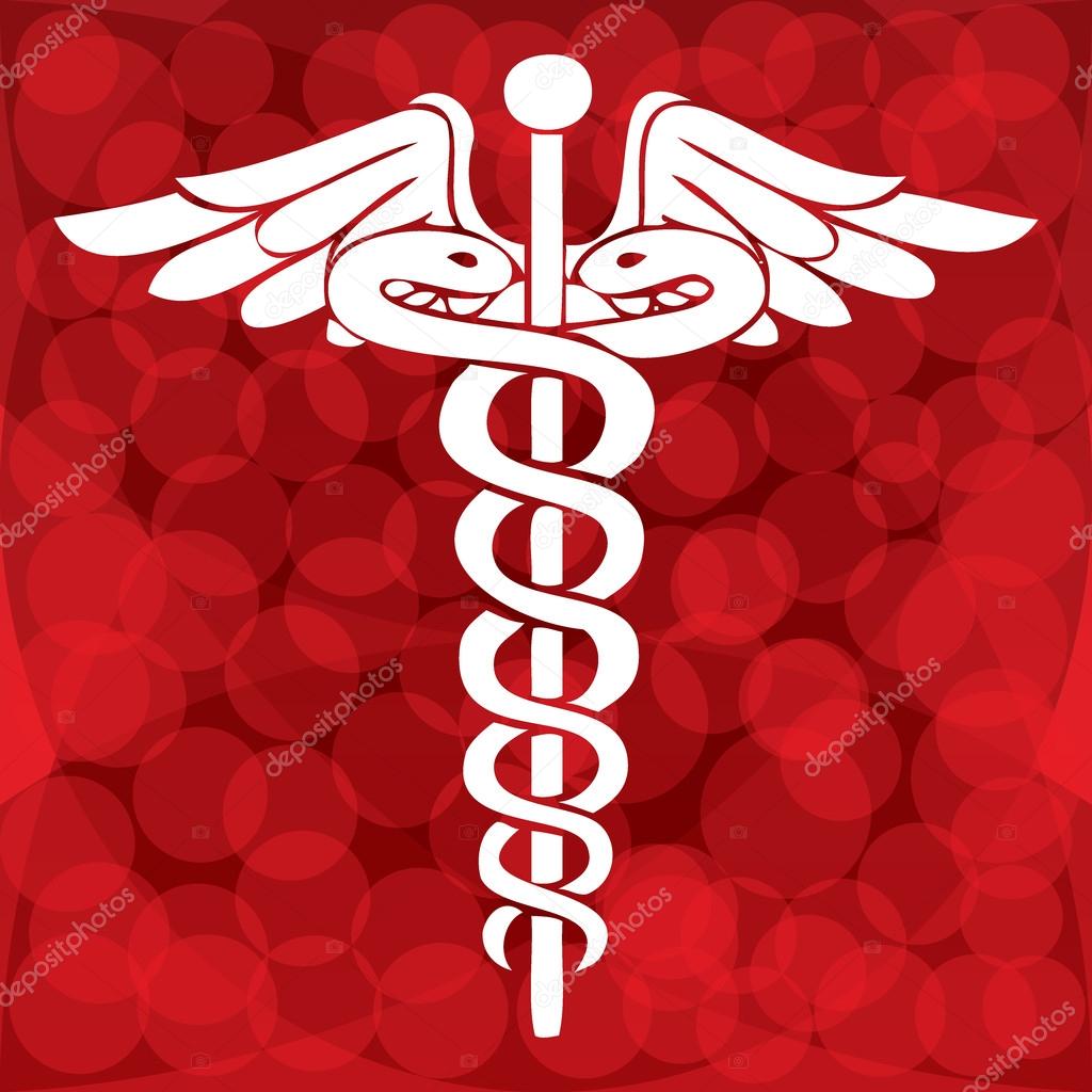 Ilustrasi vektor simbol medis Caduceus Vektor Stok oleh ©skiny25 30546117