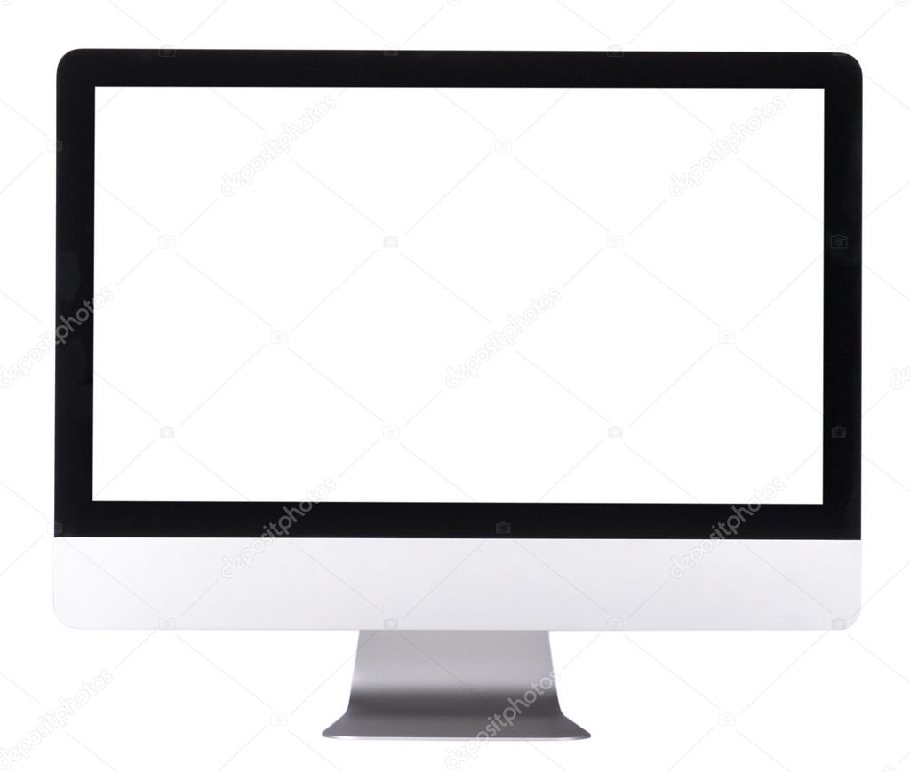 Computer display with empty screen Stock Photo by ©boule1301 14738091