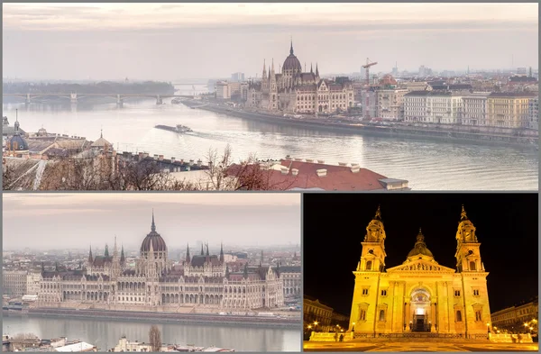 Budapest hungary landmarks collage Stock Photos, Royalty Free Budapest ...