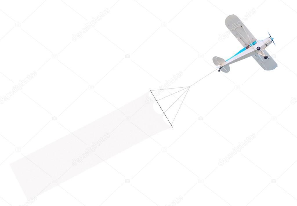 Single engine plane with banner — Stock Photo © boule1301 #51106709