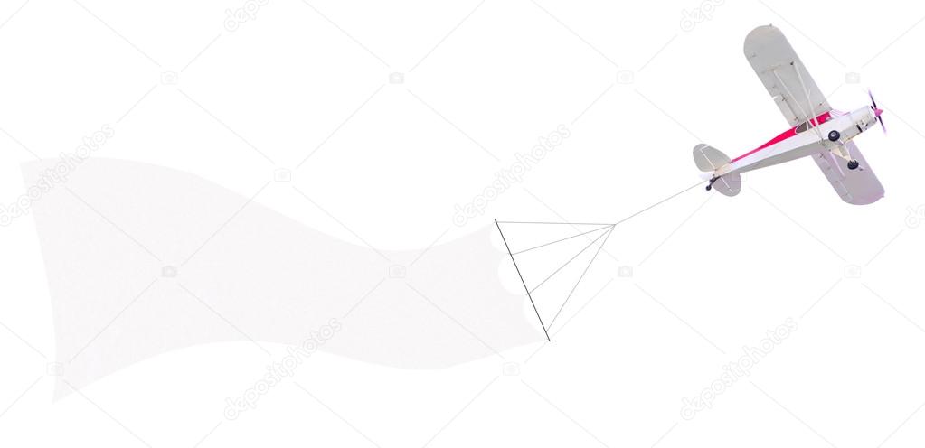 Single engine plane with banner — Stock Photo © boule1301 #51110259