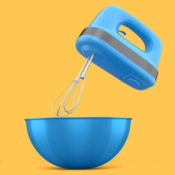 Metal bowl with electric mixer kitchen appliance for mixing and ...