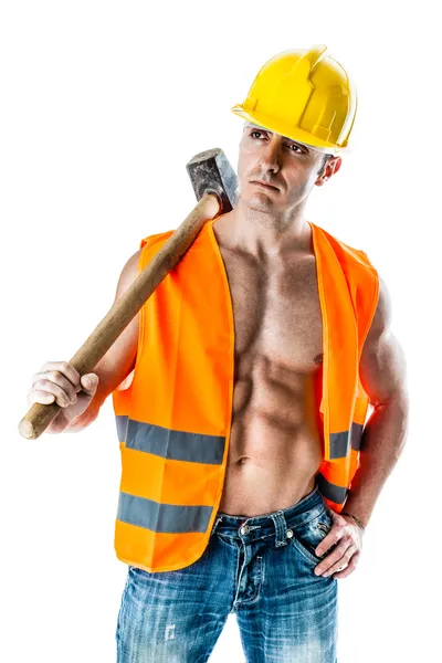 Muscular worker Stock Photos, Royalty Free Muscular worker Images ...