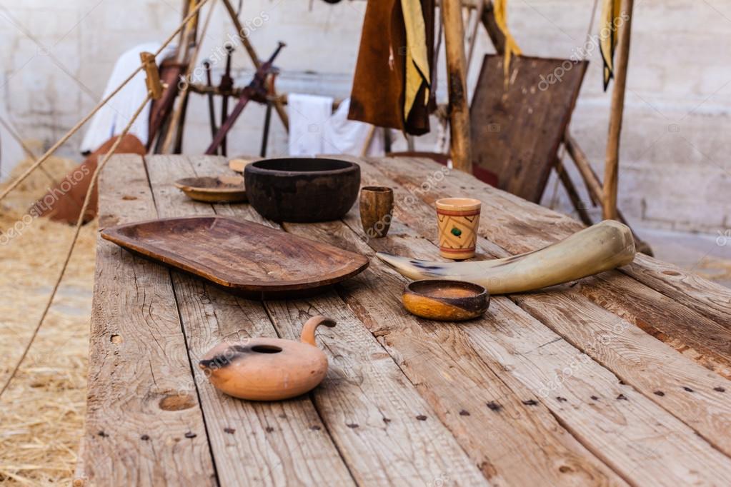 Middle ages table Stock Photo by ©dlpn 39129967