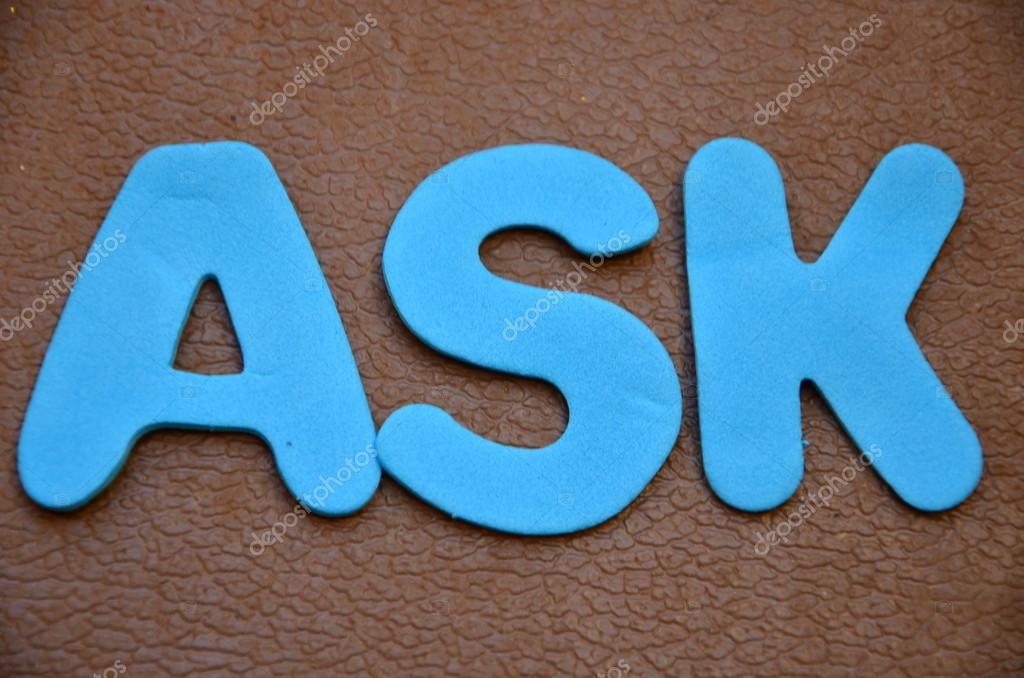 Word ask — Stock Photo © czany #38132949