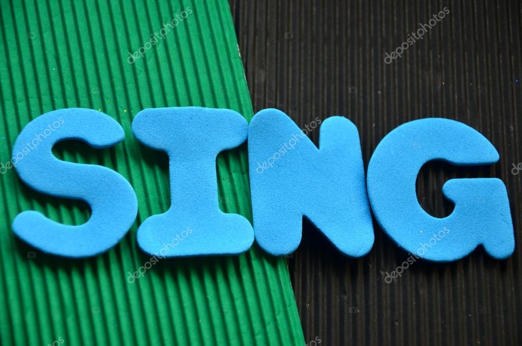 Sing Stock Photo by ©czany 39421923