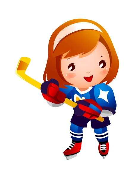 16 Girls ice hockey Vector Images, Girls ice hockey Illustrations ...