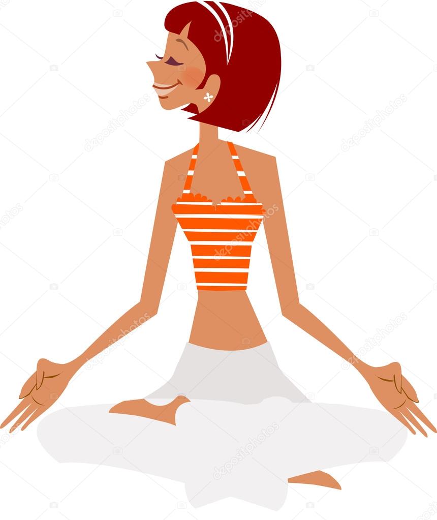 Yoga girl Stock Vector Image by ©zzve #13426220