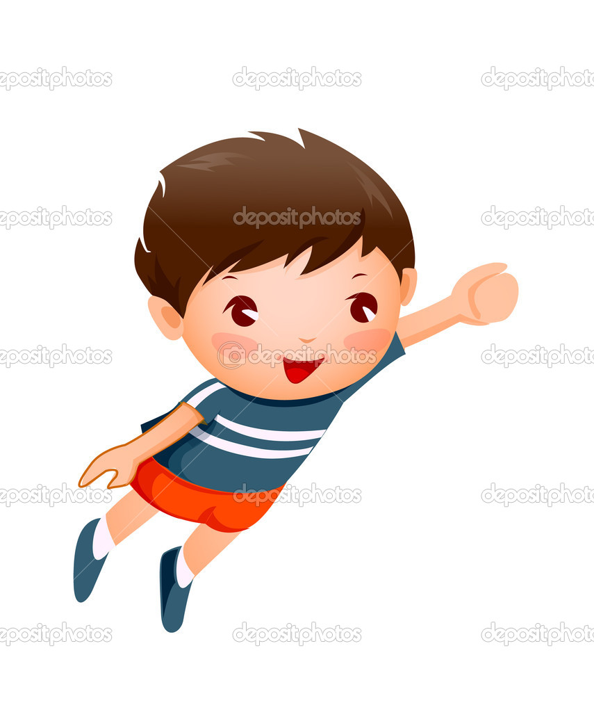 Flying boy Stock Vector by ©zzve 13427668