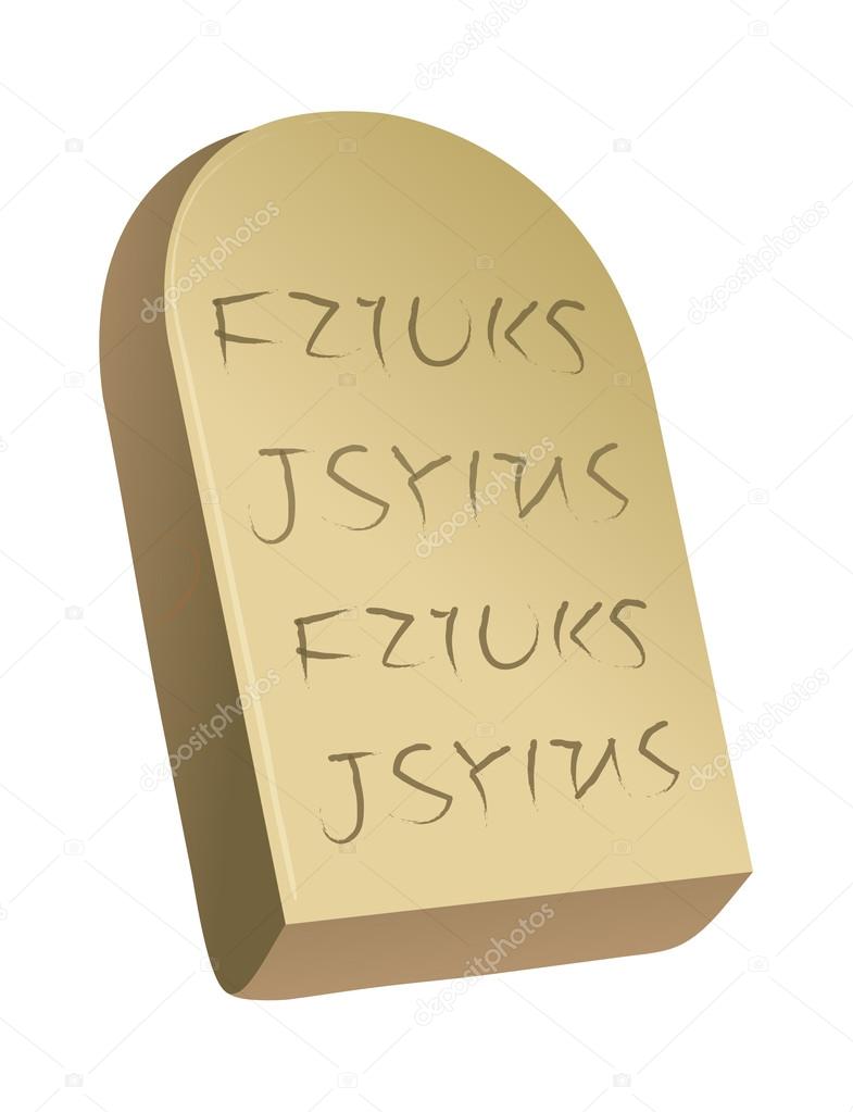 Stone tablet Stock Vector by ©zzve 13450892