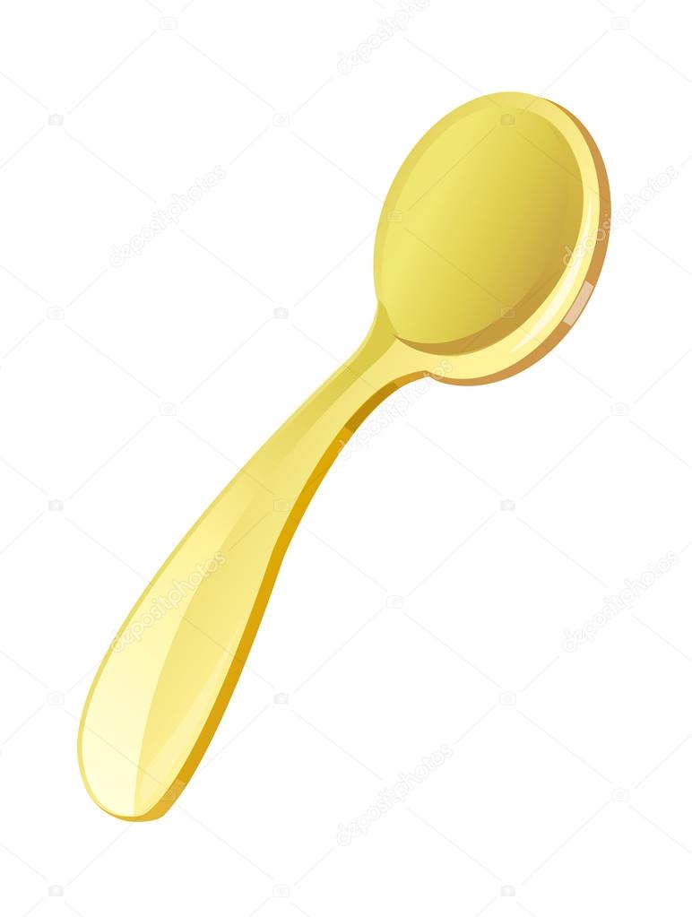 Golden spoon Stock Vector by ©zzve 13452769