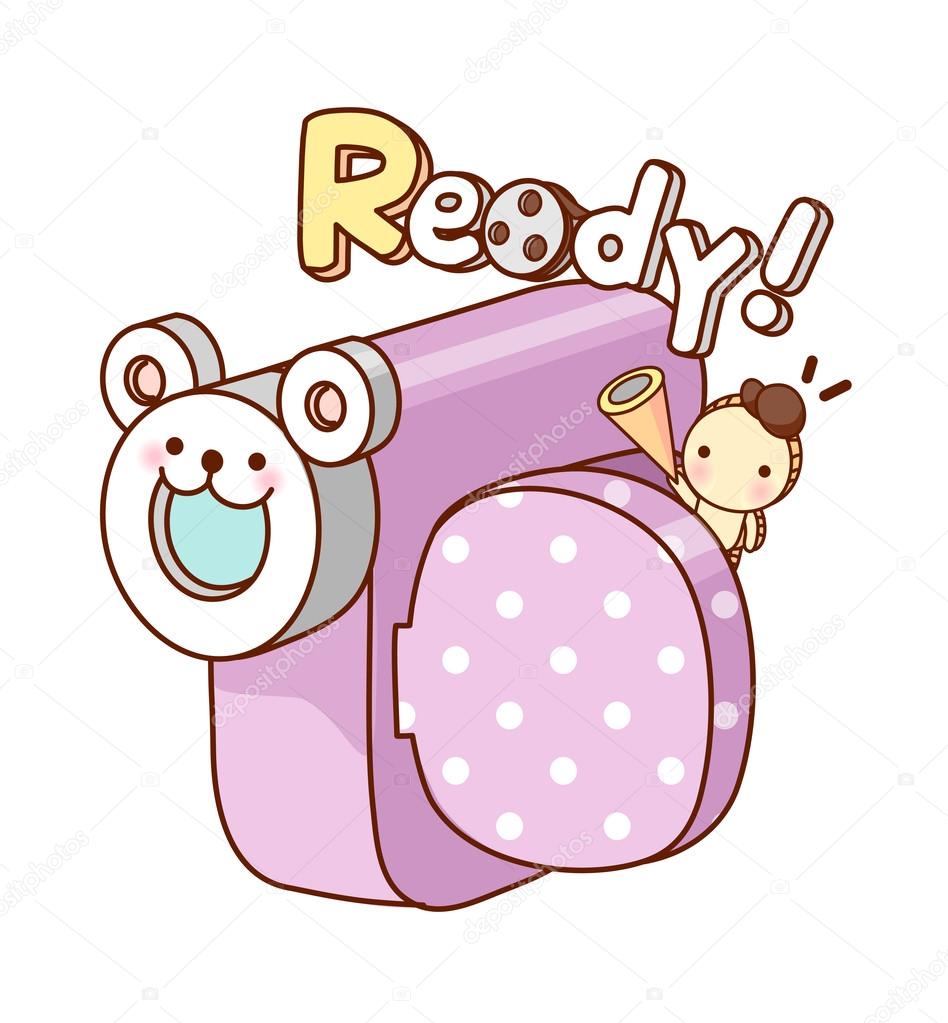 Pink camera Stock Vector by ©zzve 13459956