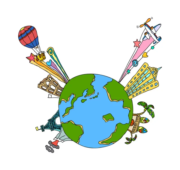 100,000 Mundo mundo de dibujos animados Vector Images | Depositphotos