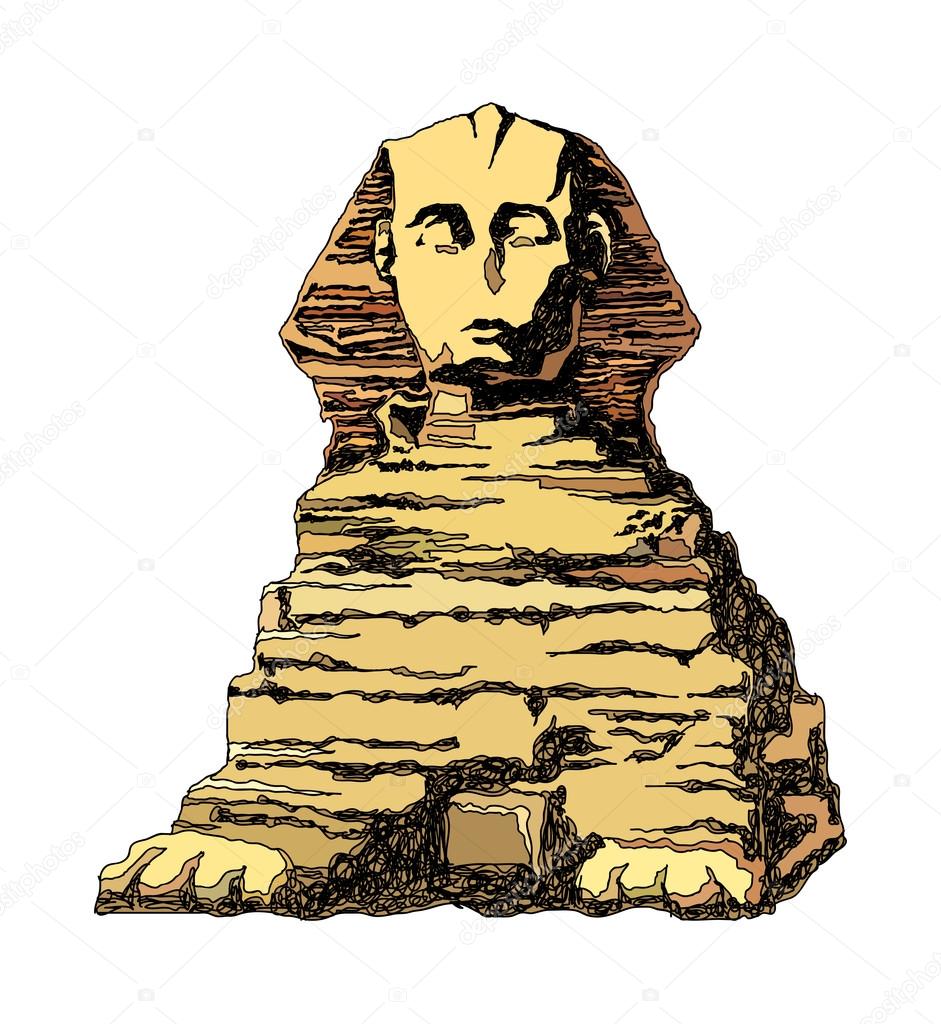 Sphinx Vector Illustration — Stock Vector © zzve #13463370