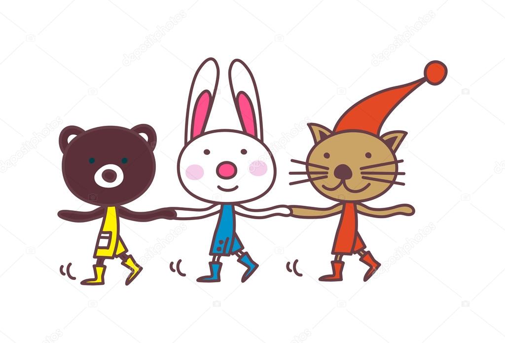 Animal friends Stock Vector Image by ©zzve #45574663