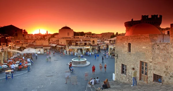 Old Rhodes town sunset – Stock Editorial Photo © olliemt1980 #13221764