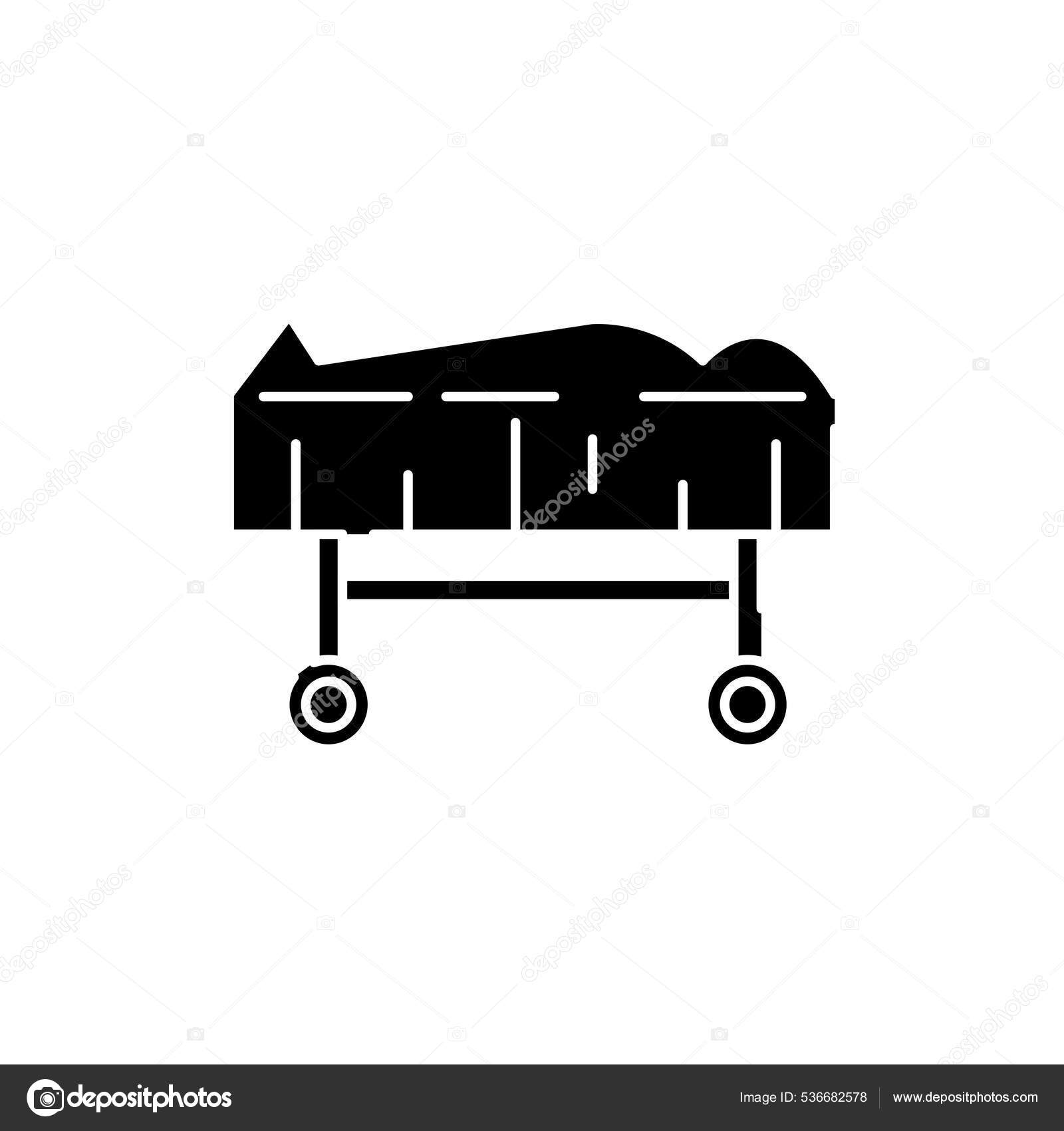 Dead Body Line Color Icon Religion Sign For Web Page Stock Vector Image By ©alx1618 536682578