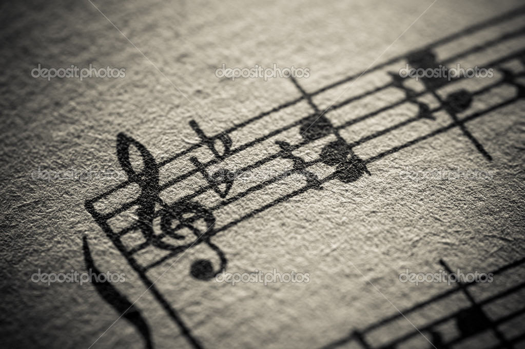 Musica classica, macro spartiti — Stock Photo © flaz81 #12620048