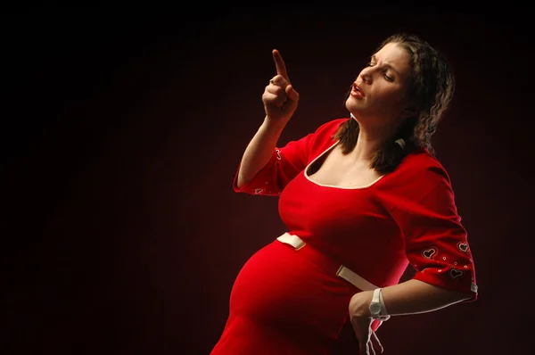 Pregnant, expectant, enceinte, gravid, parturient, impregnated, ⬇ Stock ...