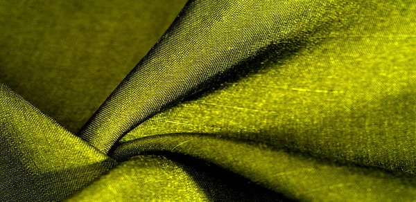 Mustard green. Abstract green background of natural fabric. cotton ...