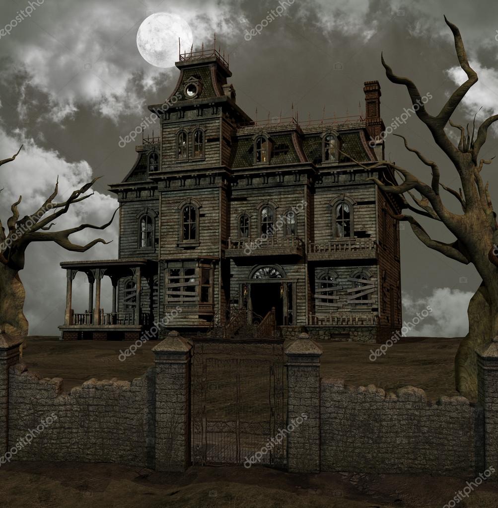 Spooky old Manor — Stock Photo © MoreenB #20174819
