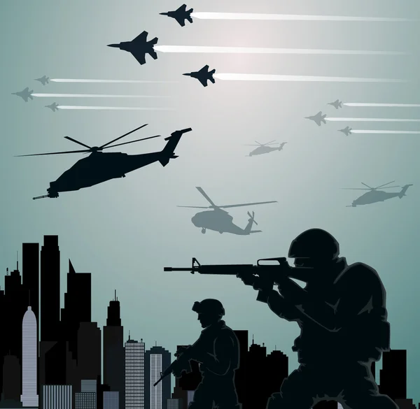 Atak wojskowy Vector Art Stock Images | Depositphotos