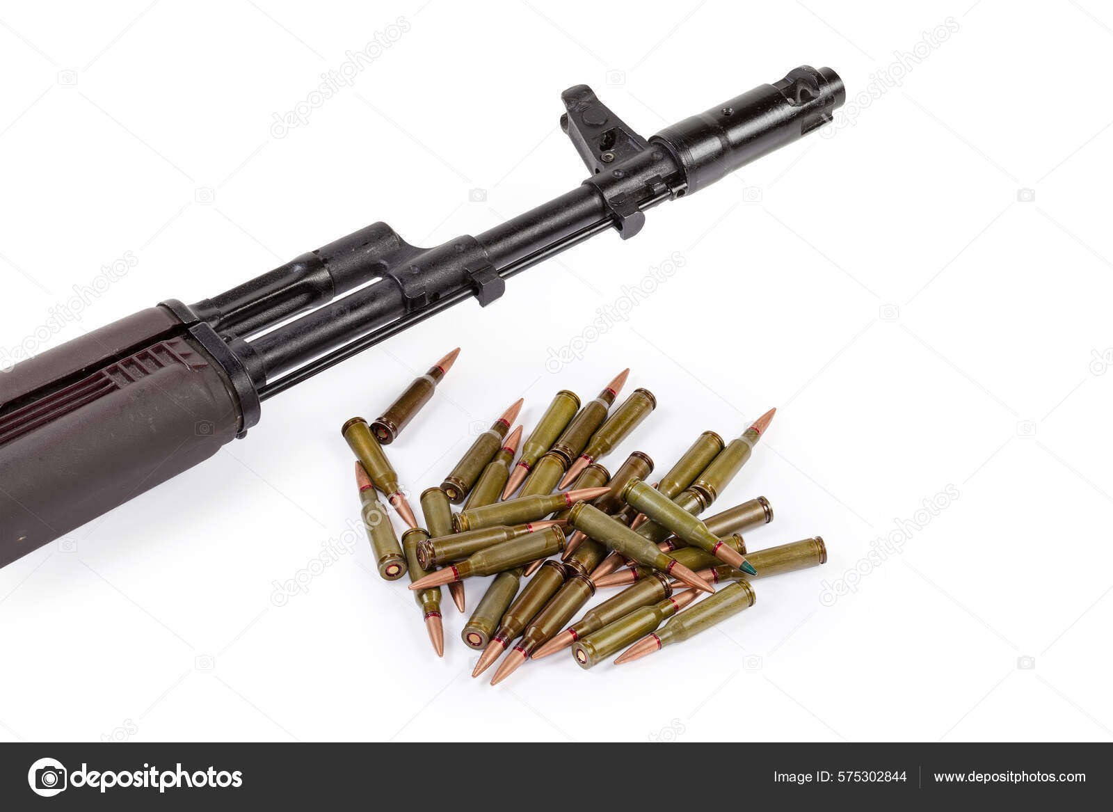 Front End Assault Rifle Barrel Front Sight Flame Arrester Heap Stock ...