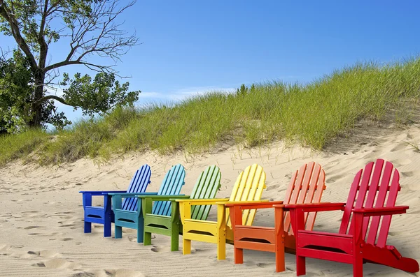 Colorful beach chairs Stock Photos, Royalty Free Colorful beach chairs ...
