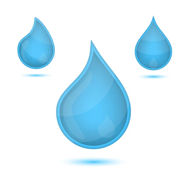 Set of water drops. Stock Vector Image by ©OlgaYakovenko #3174378