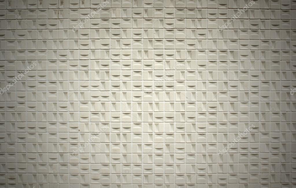 A base of white square ceramic tiles background or texture Stock Photo ...