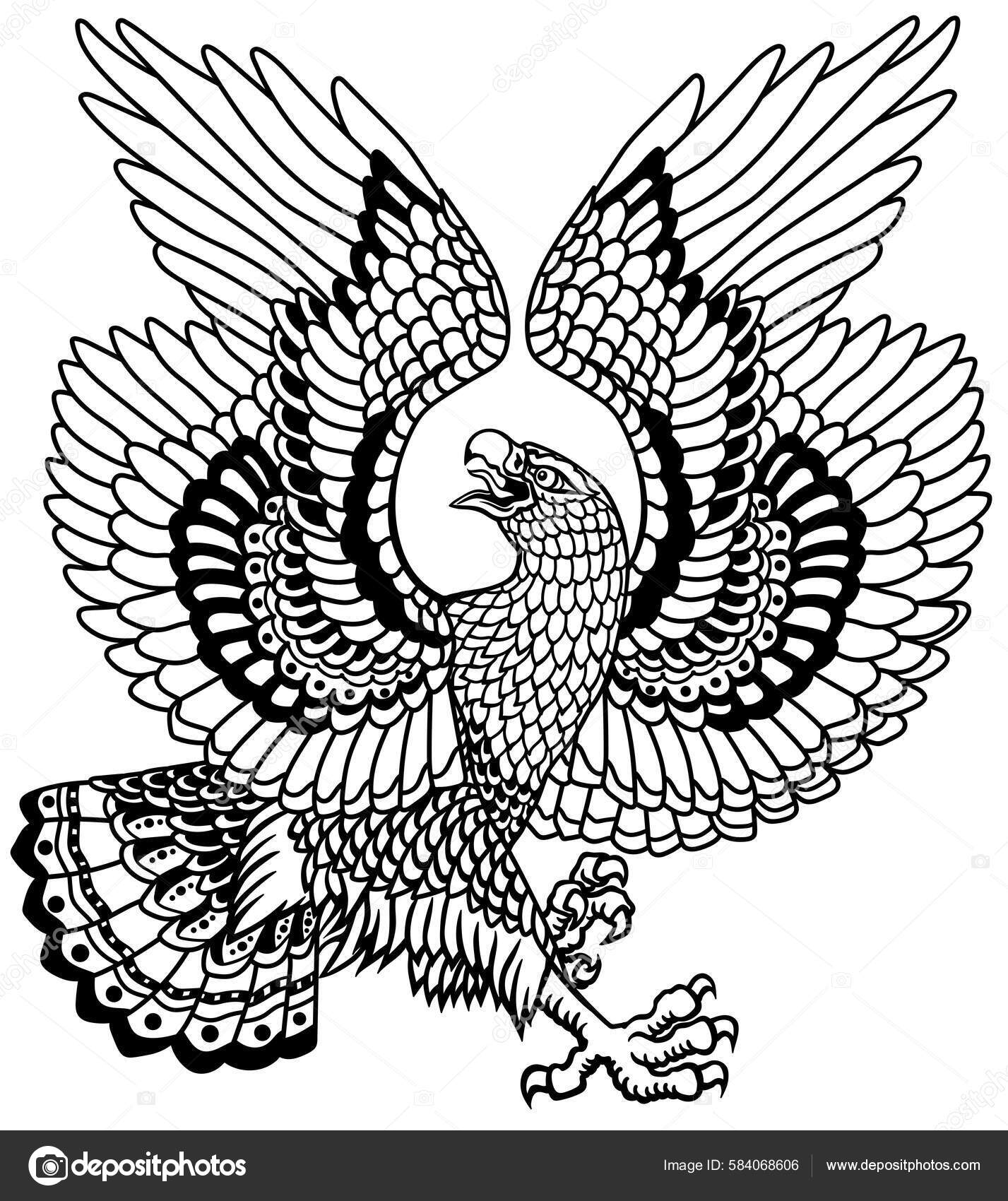 Eagle Landing Tattoo