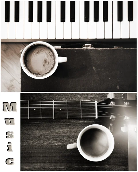 Music instruments collage Stock Photos, Royalty Free Music instruments ...