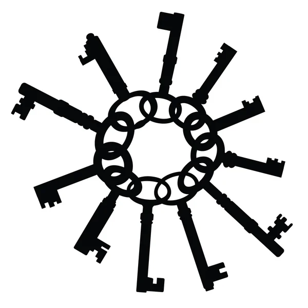 ᐈ Keychain template stock icon, Royalty Free key chain vectors ...