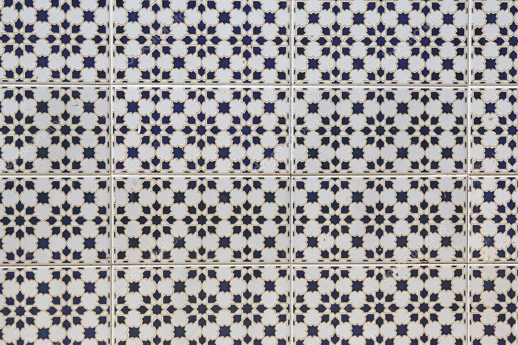 Typical spanish azulejos tiles background — Stock Photo © chrupka #50807073