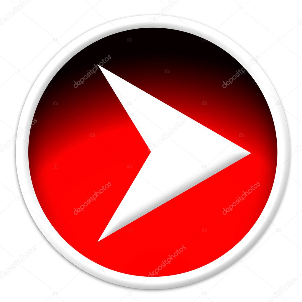 Number four glassy button — Stock Photo © maxterdesign #23915973