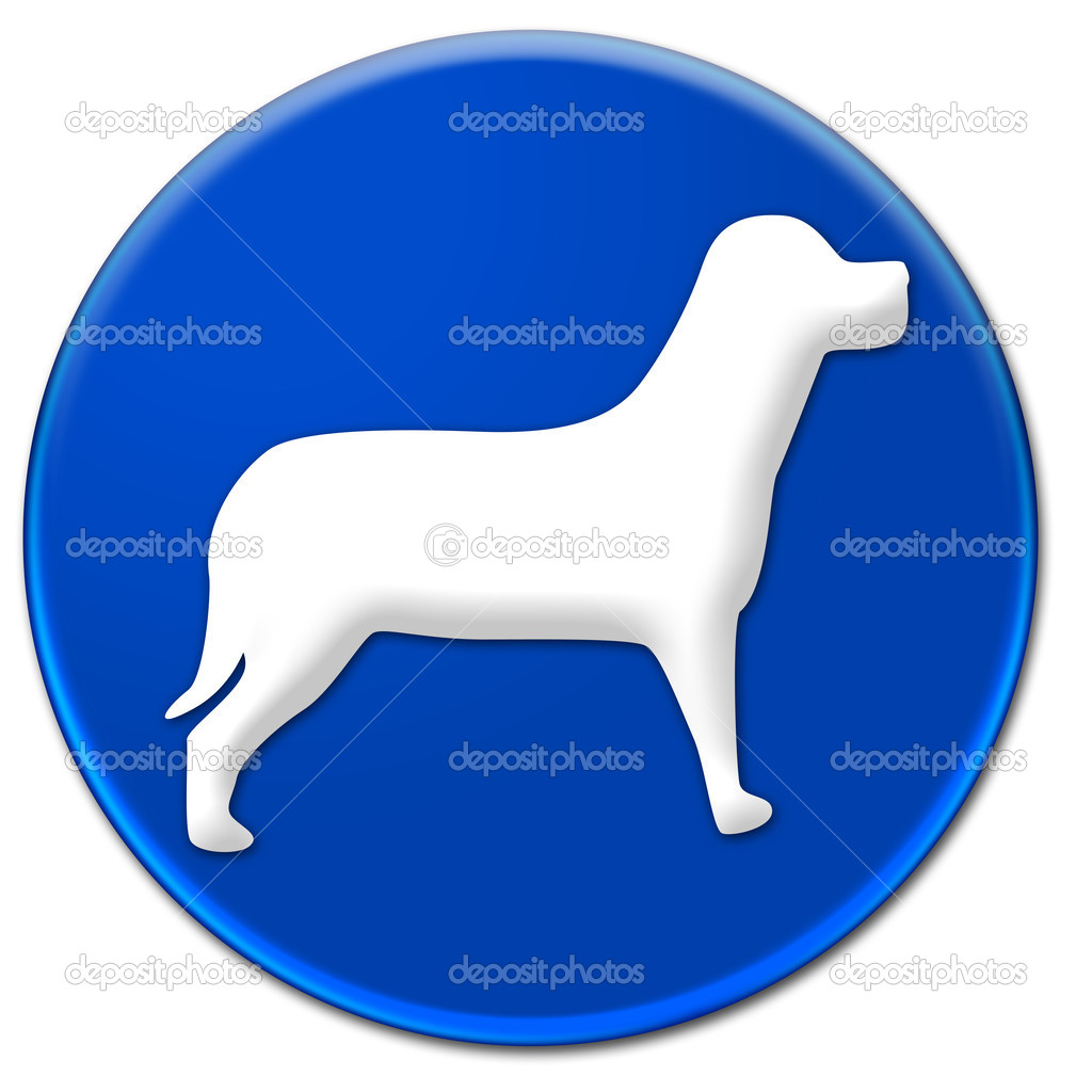 Dog symbol icon Stock Photo by ©maxterdesign 24690101