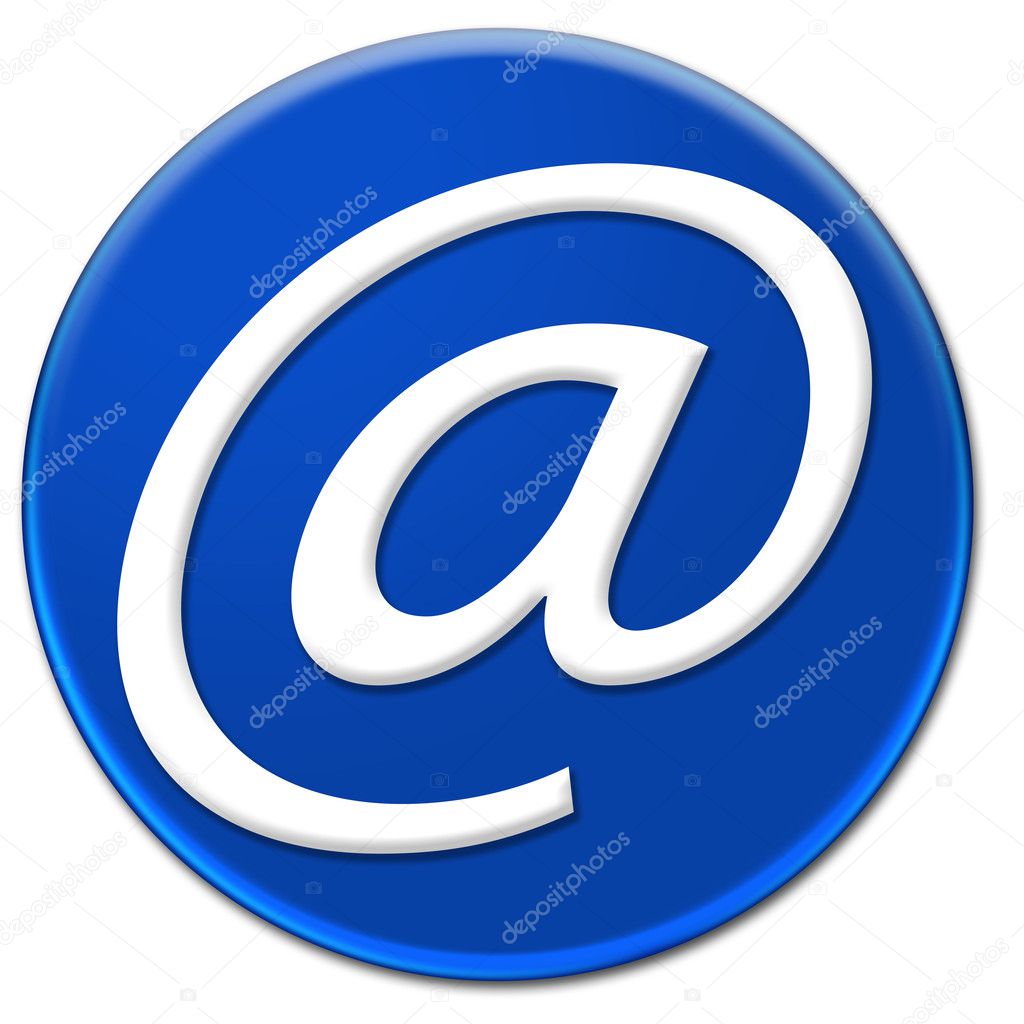 Email At sign icon — Stock Photo © maxterdesign #25470621