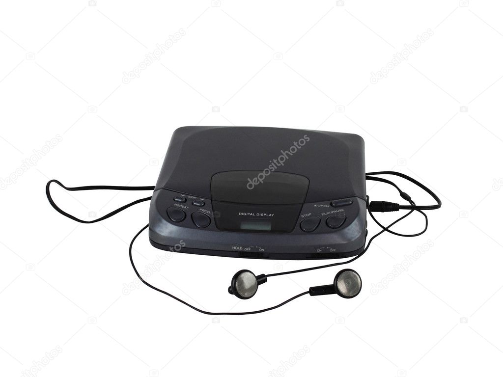 Old portable CD audio player — Stock Photo © choocha69 #13536241
