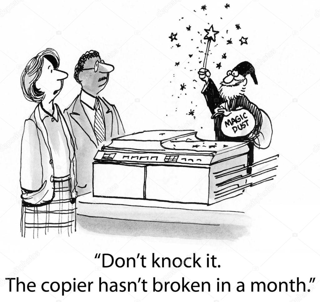 Images: funny copier | The Copier Works Like Magic from Merlin — Stock ...