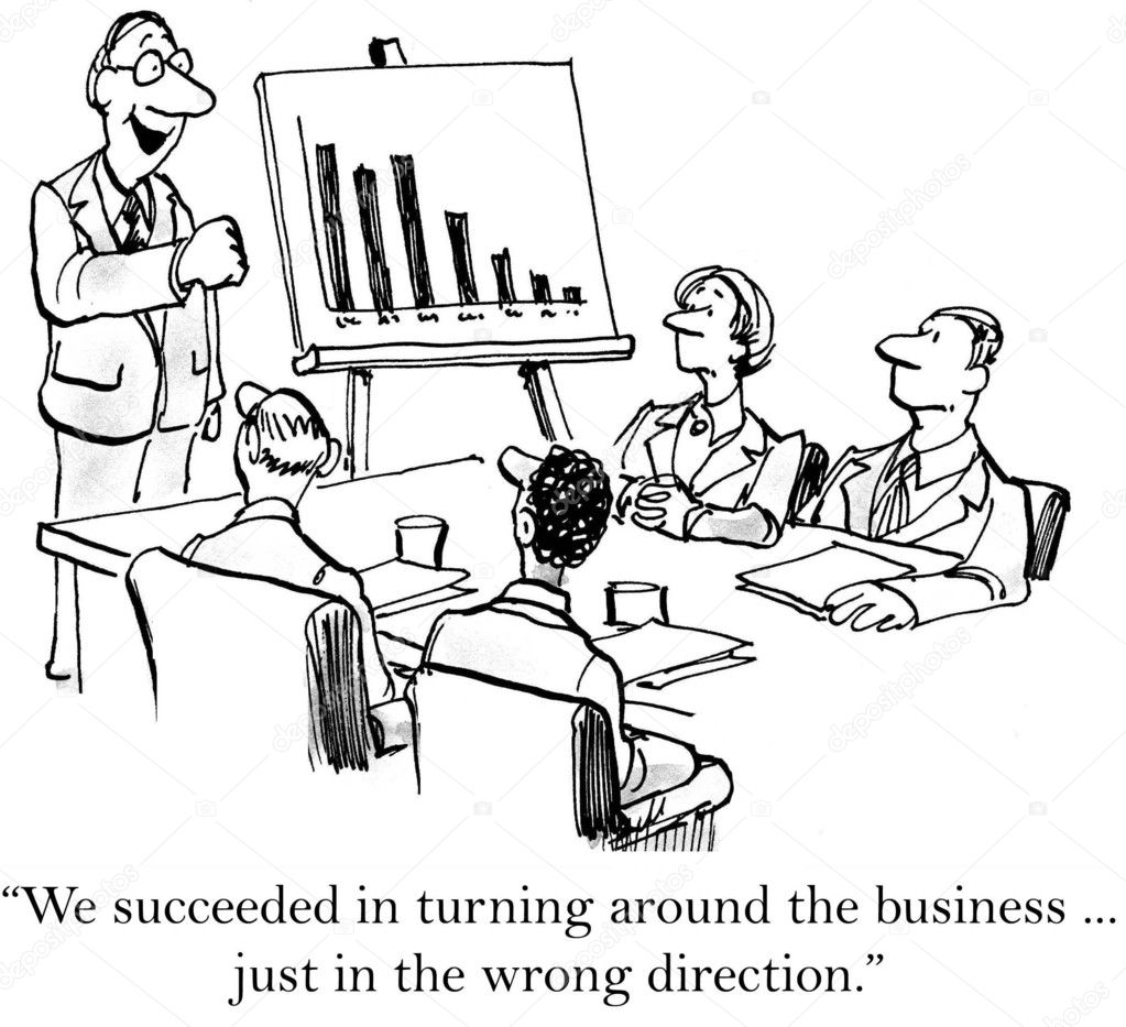 Business Turnaround Stock Illustration by ©andrewgenn #19051381