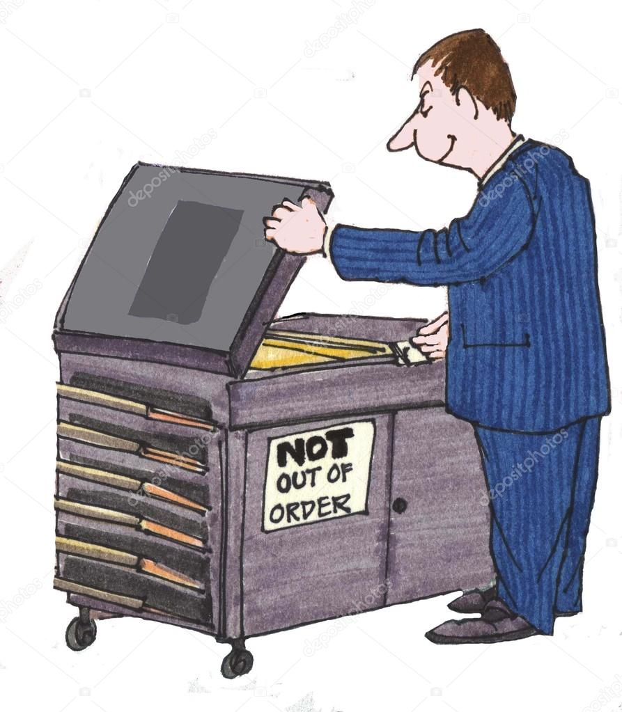 Not Out of Order Stock Illustration by ©andrewgenn #31449085
