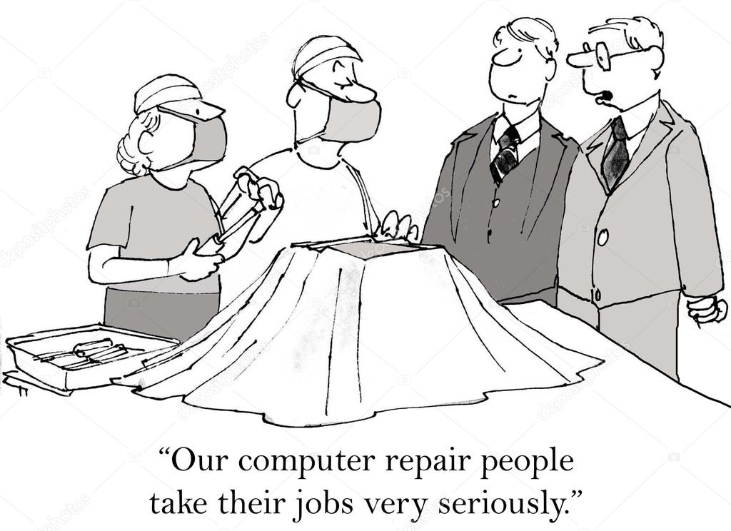 Computer Repair Humor Cartoons