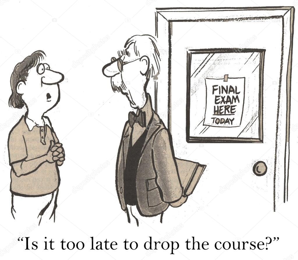 Final Exam Cartoon